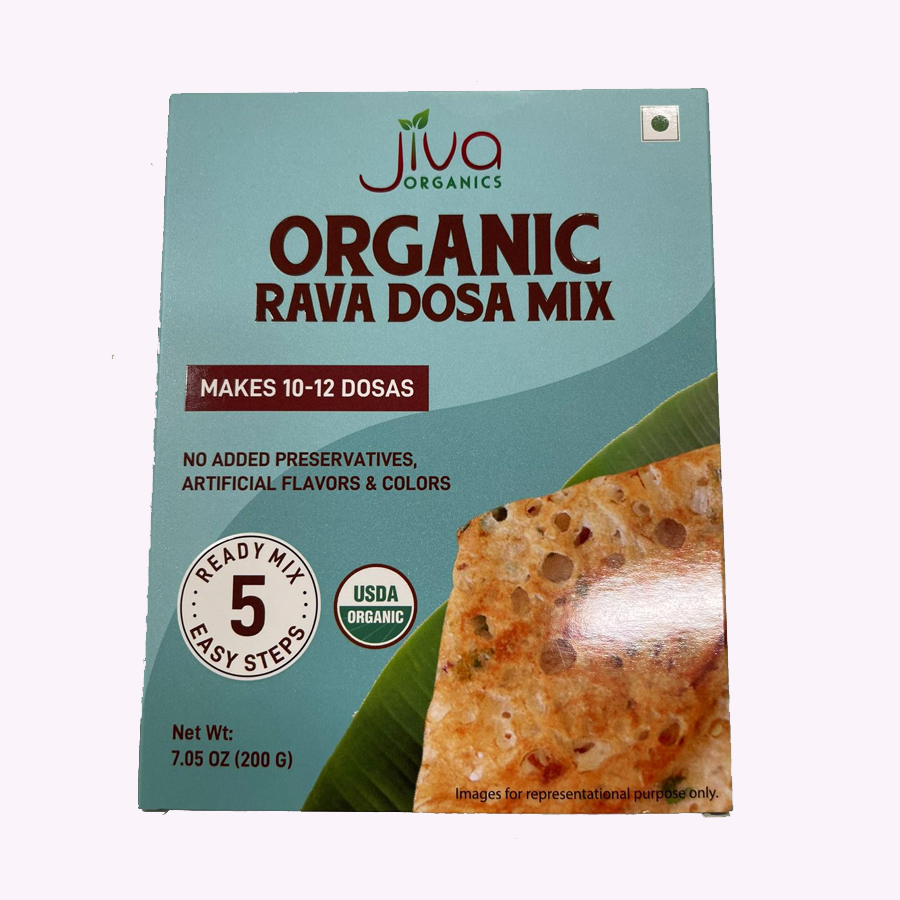 Jiva Organic Rava Dosa Mix 200gms – Shresta Indian Grocery