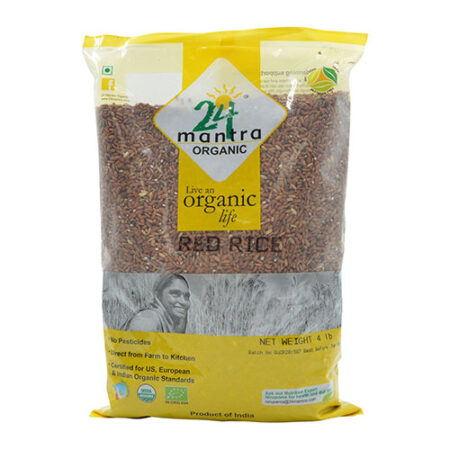 24Mantra Organic Red Rice / Kerala Matta Rice 4Lb – Shresta Indian Grocery