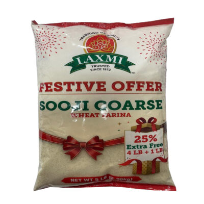 Laxmi Sooji Coarse / upma rava 5lb – Shresta Indian Grocery