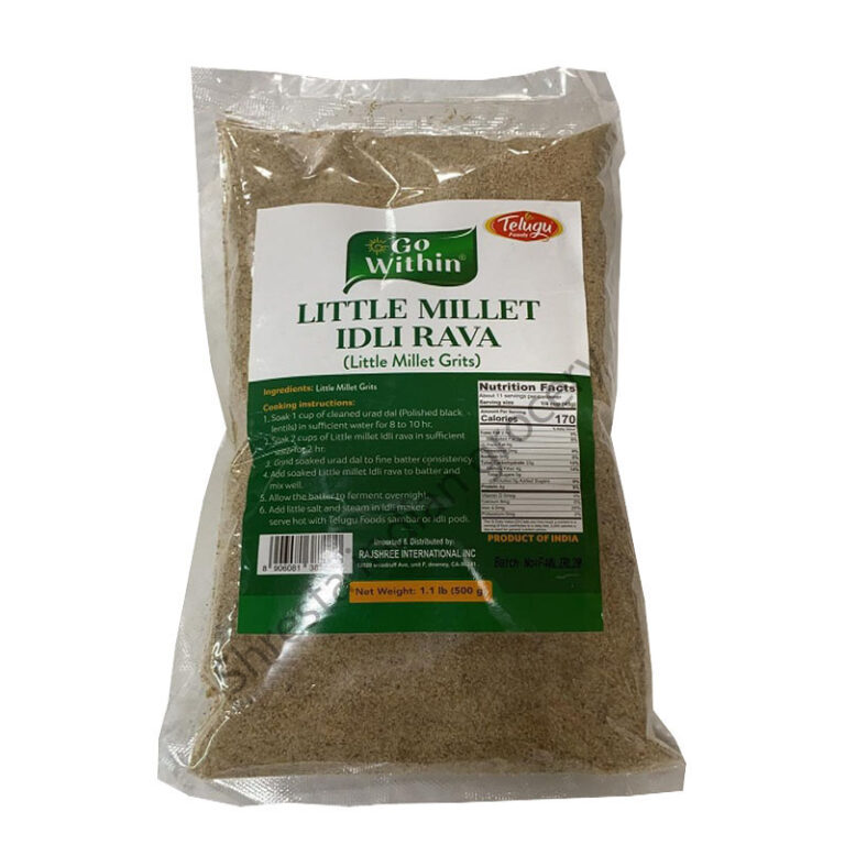 Little Millet Idli Rava 500gms – Shresta Indian Grocery