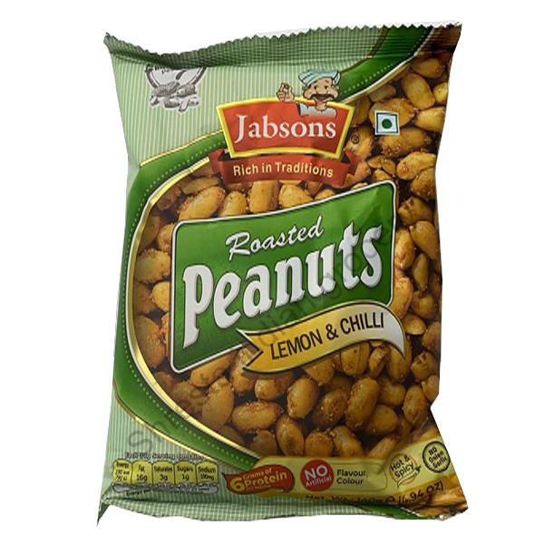 Jabsons Peanuts Lemon Chilly 140gms – Shresta Indian Grocery
