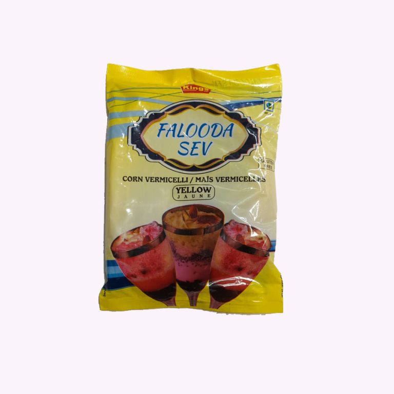 Kings Falooda Sev Yellow 50 Gms – Shresta Indian Grocery